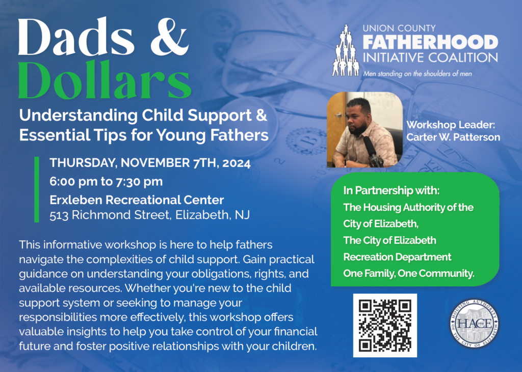 Workshop: Dads and Dollars – Child Support Explained – Union County ...